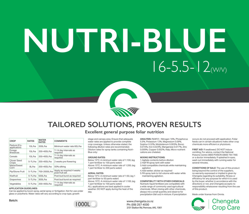NUTRI-BLUE™ - Agri Technovation