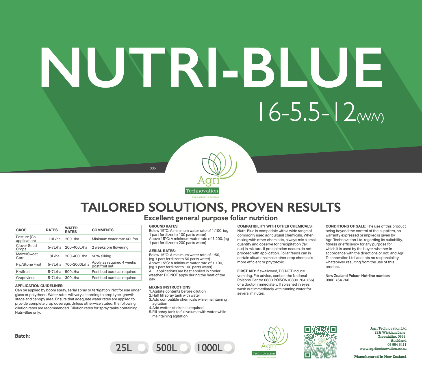 NUTRI-BLUE™ - Agri Technovation