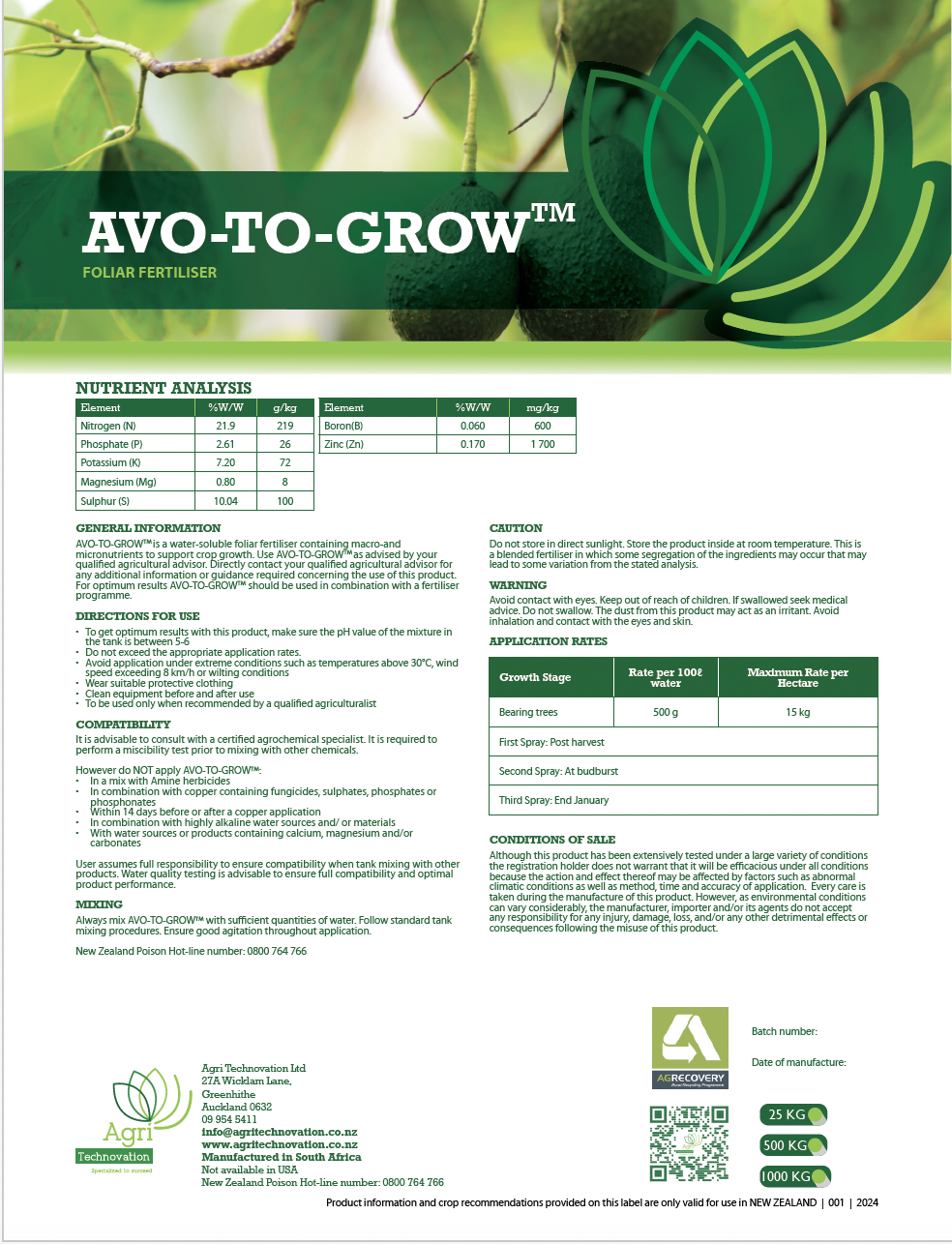 AVO-TO-GROW™ - Agri Technovation